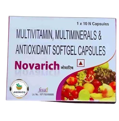 Megarich Novarich Multivitamin,Multiminerals & Antioxident Capsules ...