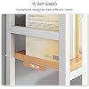 Computer Desktop Bookcase Organizer for Dorm Room - 2/3-Tier Over The ...