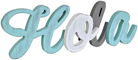 Amazon.com : Rustic Wood Sign Décor Decorative Letters Block Free ...