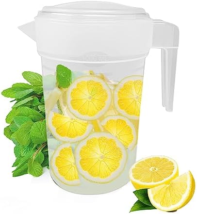 Jug Plastic - 10 Pint (5 Litre) - Large Strong Heavy Duty Food Grade ...