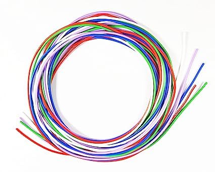 KeepItSecret Combo of 5 Color Multi Strand Flexible Hookup Wire 7/36 2 ...
