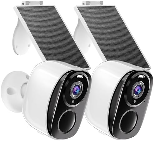 Amazon.com : Dual Lens WiFi Outdoor Cameras For Home Security, 2.5K/5MP ...