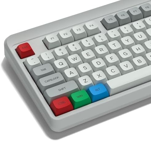 dagaladoo Retro keycaps Japanese Style Double Shot PBT Keycaps Set dye ...