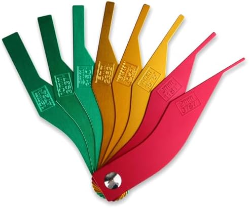 Amazon.com: ptiysta Brake Disc Measuring Tool, 8-Piece SAE Gauge ...