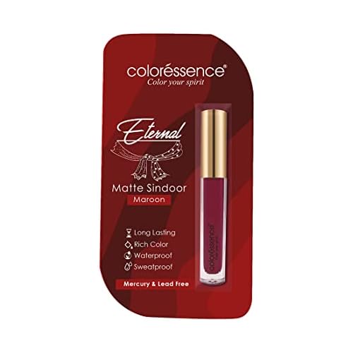 COLORESSENCE Eternal Matte Sindoor Bright Pigment Quick Drying Long ...