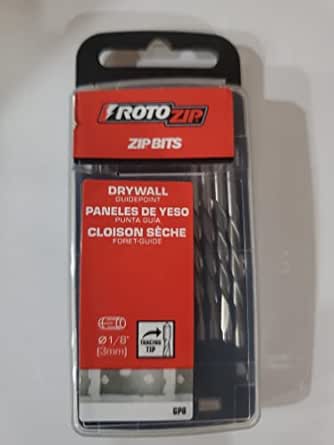 Roto Zip Tool Corp Rotozip Gp8 1/8" Guidepoint Zip Bits 8 Count ...