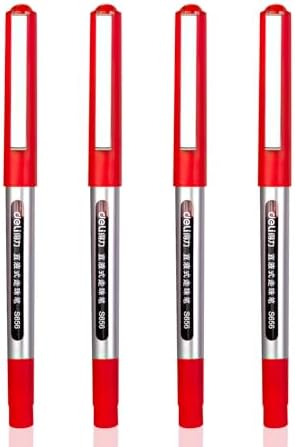 Red Rollerball Pens - 12 Pack, 0.5mm Extra Fine Point, Quick-Drying Ink ...