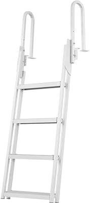 VEVOR Dock Ladder Flip Up 4 Steps, 350lbs Load Dominica | Ubuy