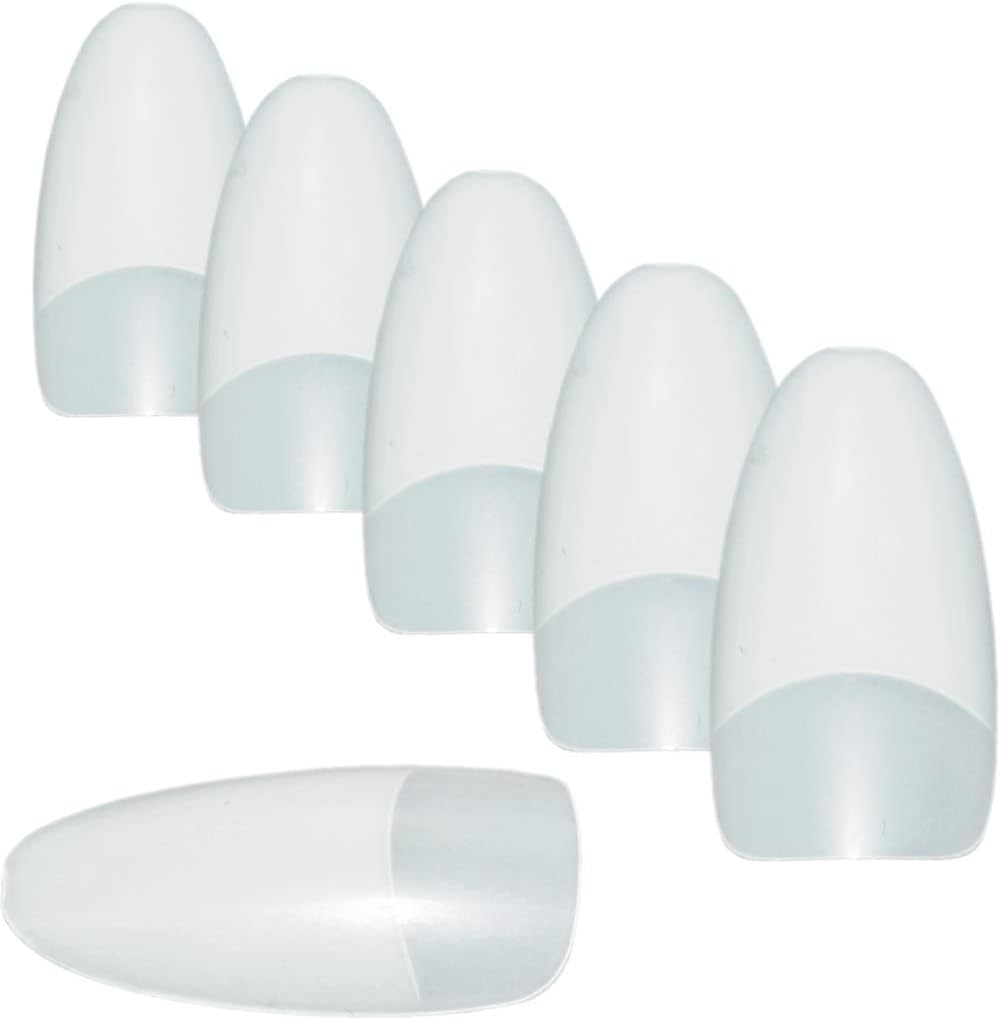 NAILFUN 100 Natural Oval Nail Tips with Overlap – BigaMart