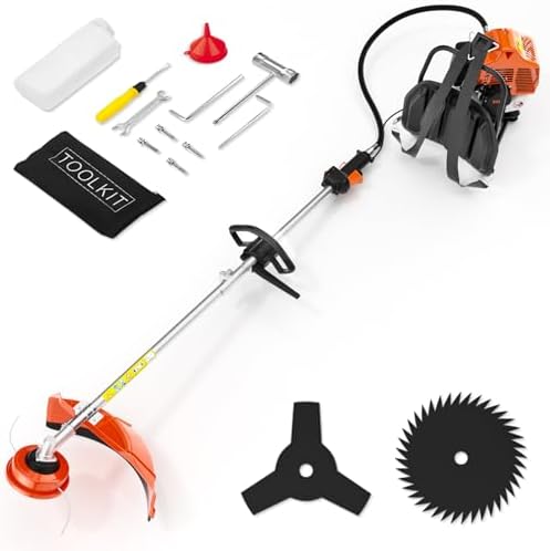 Amazon.com : Weed Eater Gas Powered, 52CC 2-Stroke Gas Weed Wacker, 3 ...