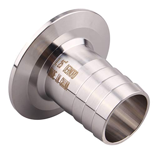 Snapklik.com : DERNORD 2 Tri Clamp To 1.25 Hose Barbed Adapter SUS304 ...