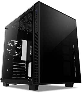 Amazon.com: anidees AI Crystal Cube V2 Dual Chamber Tempered Glass EATX ...