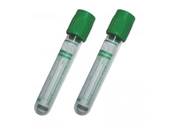BD Vacutainer Plastic Sodium Heparin Tube 6ml with Green Hemogard ...