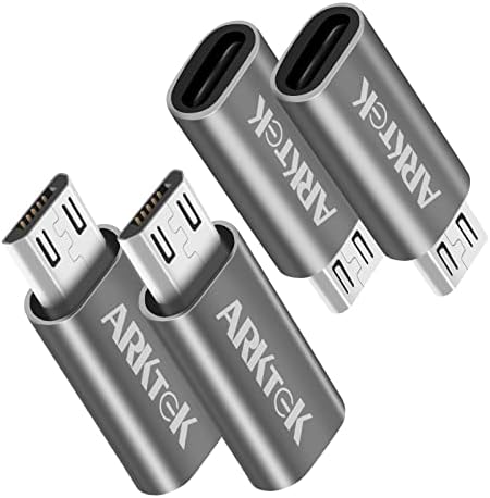 Amazon.com: Togconn USB C to Mirco USB Adapter (2 Pack),Type C (Female ...