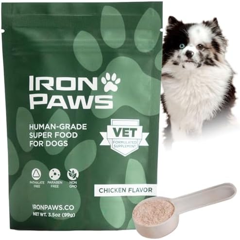 Amazon.com : Iron Paws Human-Grade Superfood For Dogs, Premium Greens ...