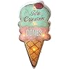 Amazon.com: Retro ice cream-shaped LED light - Portable battery-powered ...