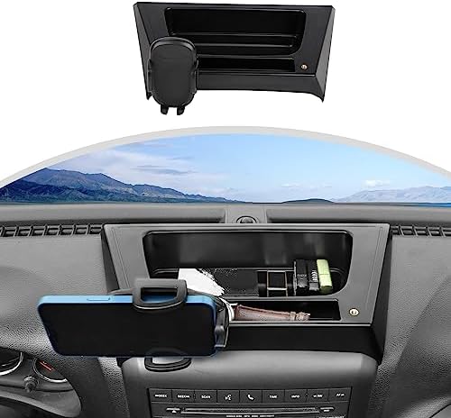 Amazon.com: JeCar for Jeep Phone Holder Mount Center Console Tray ...