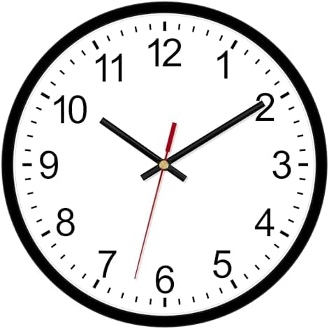 Amazon.com: Equity by La Crosse 25203 10 Inch Clock, Black, Pack of 1 ...