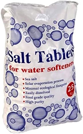25Kg Salt Tablets | Compatible with All Water Softener Machines | 100% ...