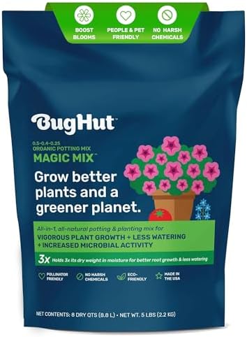 Amazon.com : BugHut Soil Wizard Organic Soil Amendment – All Purpose Plant Food for Houseplants ...