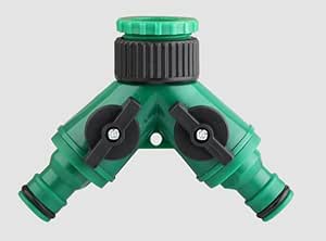 Amazon.com: Automatic Irrigation Equipment Garden Hose Splitter 2 Way ...