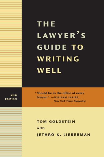 The Lawyer's Guide to Writing Well - Kindle edition by Goldstein, Tom ...