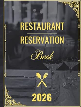 Amazon.com: Restaurant Reservation Book 2026: The Perfect Planner for ...