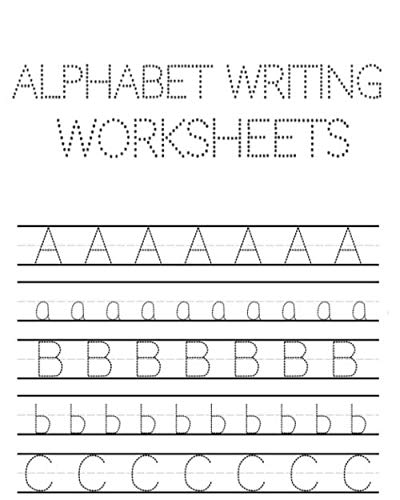Amazon.com: Alphabet Writing Worksheets: ABC Writing Practice Books For ...