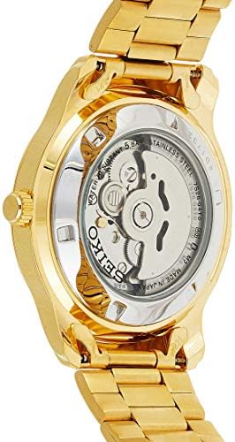Amazon.com: Seiko 5 Automatic Champagne Dial Men's Watch SNKP20J1 ...