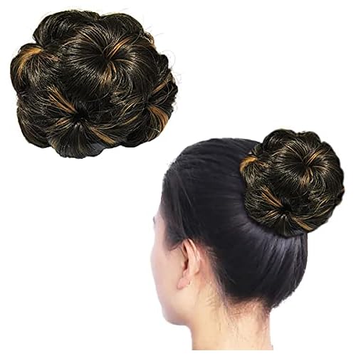 La Belleza Women's Round Hair Clutcher Juda Bun With Artificial ...