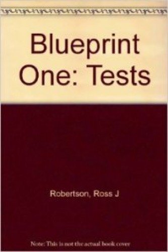 Blueprint One: Tests Book (Blueprint): Ross J. Robertson, Brian Abbs ...