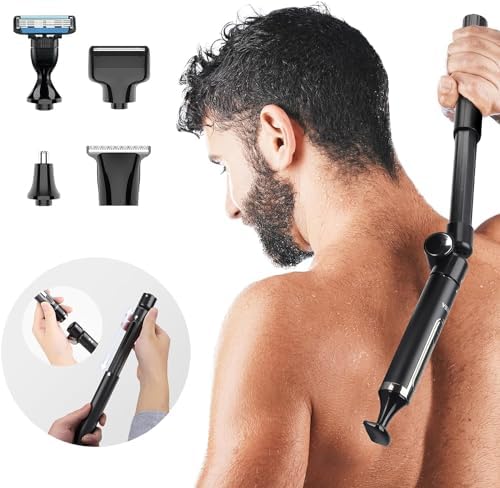 Amazon.com: NUBACK 5-in-1 Back Shaver for Men, Electric Shavers for Men ...