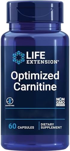 Life Extension Optimised L-Carnitine, 700mg, High Dose, 60 Vegan ...