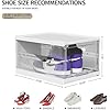 Amazon.com: TIDYAVE Shoe Boxes Clear Plastic Stackable, Shoe Storage ...