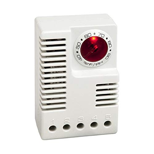 Electronic Hygrostat, EFR 012, 40 to 90% RH, 120VAC, 8(1.6) A - DC 100W ...