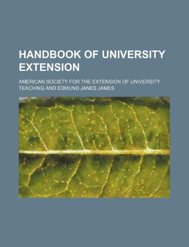 Handbook of University Extension : Amazon.in: Books