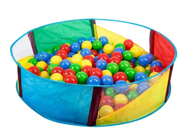 JoyRide Ball Pool for Kids Play Area Indoor Setup Baby Ball Pit with 50 ...