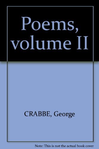 Poems, volume II: CRABBE, George: Amazon.com: Books