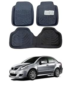 Arneja 3D/4D Car Floor Foot Mats for Maruti Suzuki Sx4 (Model Year: 2007-2013), PVC Material ...