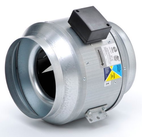 Fantech FKD 10 Inline Mixed Flow Duct Fan, 910 CFM 115/1/60, 10 ...