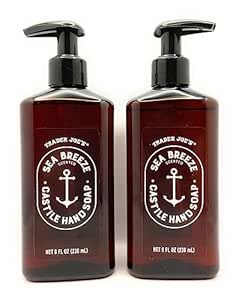 Amazon.com : Trader Joe's Sea Breeze Castile Hand Soap 8 oz (236 ml) Each – Pack of 2 : Beauty ...