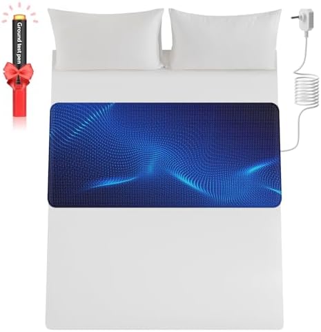 VOREEK Grounding Mat for Bed, Earthing Mattress Cover Sheets Pad (Queen ...