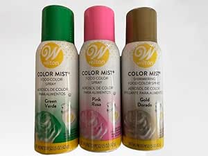 Amazon.com : Wilton Food Decorative Color Mist/Spray - Variety Pack (3 ...