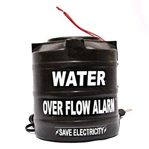 S P Water Tank Overflow Alarm with Voice Sound, Normal Size, Black ...