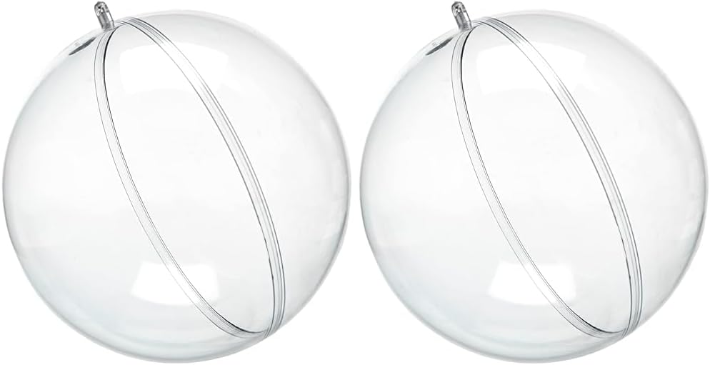 Rayher Clear Fillable Plastic Ball for Seasonal Crafts, Large ...
