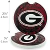 Amazon.com: University of Georgia Set of 2 Car Coasters by Magnolia ...
