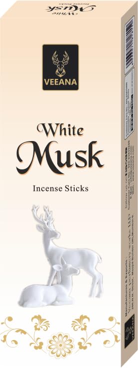 Veeana White Musk Agarbati 180 gm Incense Sticks | Premium Fragrance ...