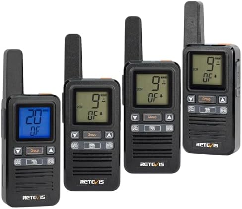 Amazon.com: Retevis RB67 Rechargeable Walkie Talkies with 1600mAh ...