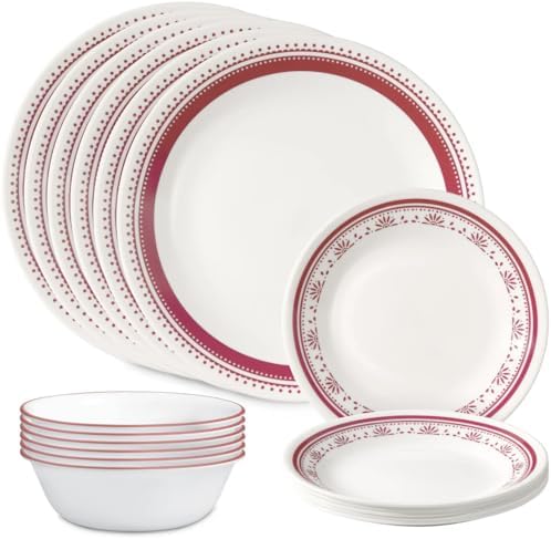 Amazon.com | Corelle Vitrelle 78-Piece Service for 12 Dinnerware Set ...