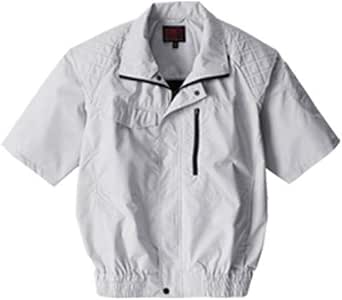 Amazon.co.jp: [村上被服] 空調ウェア 半袖 服単体 半袖ブルゾン フルハーネス対応 HOOH 快適ウェア V5577 8L (39.シルバーグレー 8L) : ファッション